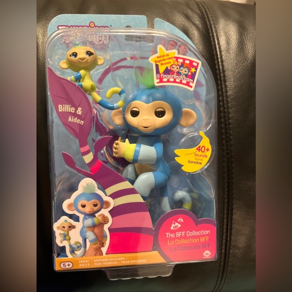 Wowwee | Toys | New Fingerlings Billie Aiden Bff Collection Monkey Set ...